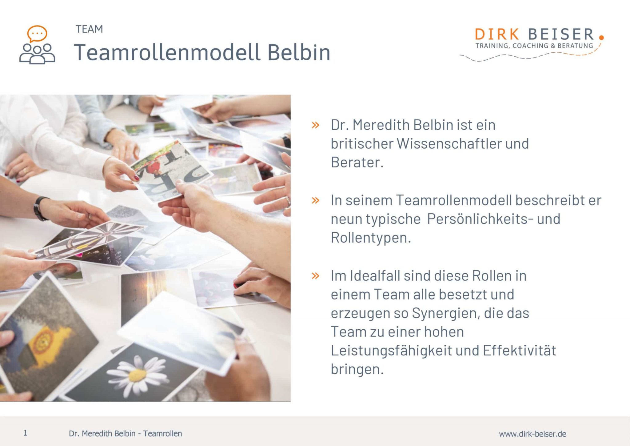 Teamrollenmodell von Belbin - neun Rollen für ein effektives Team